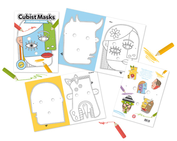 Cubist masks – Tienda Museo Picasso Málaga